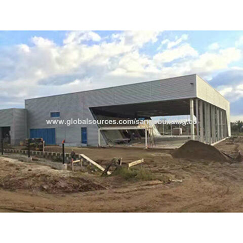 Hot Rolled Welding Steel Structural Steel Frame 4s Car Showroom ...