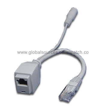 Buy Wholesale Taiwan Cat5 Poe Cable Assembly To Cat6 Rj45 + Dc Plug ...