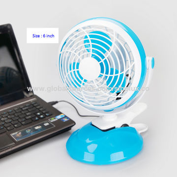Buy Wholesale China 6 Inch Usb Table Fan & Clip 2 In 1 Mini Fan & Usb ...