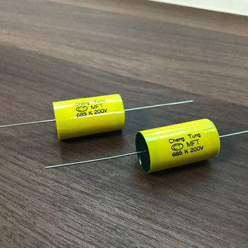 Tubular style axial film capacitor from 0.68uF to 25uF with 250/400/630 ...