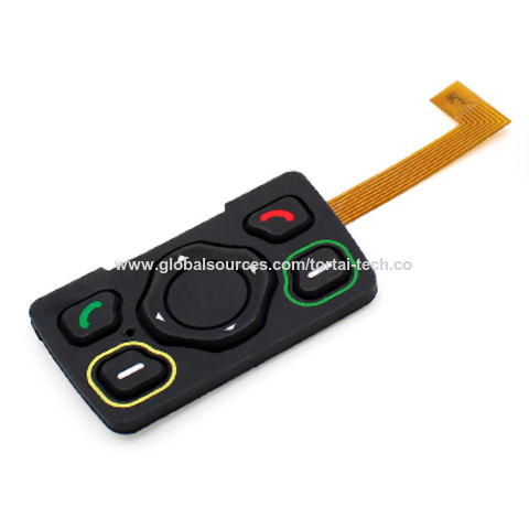Custom Made Elastomeric Silicone Rubber Keypad Switches Assembly ...