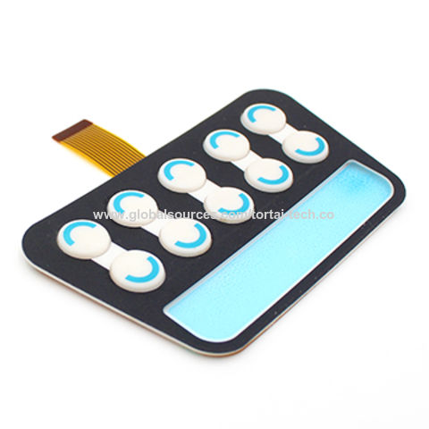 Custom Made Elastomeric Silicone Rubber Keypad Switches Assembly ...
