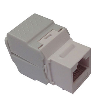 Buy Wholesale Taiwan Cat 6a Inline Coupler In Keystone Type, Compatible ...