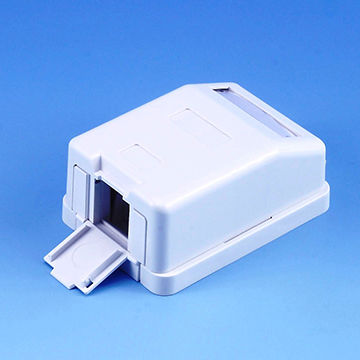 Keystone Jack Box, 1 And 2 Ports With Door Shutter - Wholesale Taiwan ...