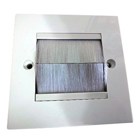 Buy Wholesale Taiwan Single Size Cable Entry/exit Faceplate, White ...