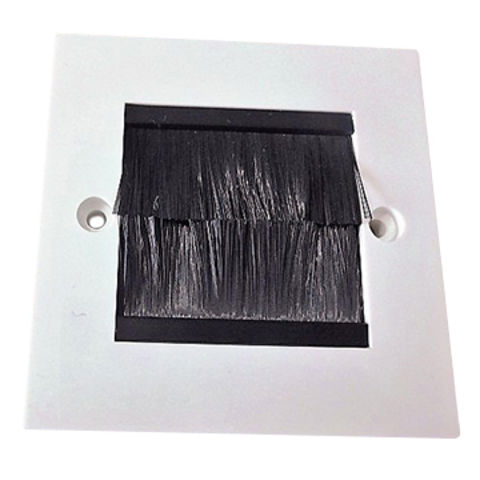 Cable Entry/exit Face Plate,single Gang, Black Brush - Explore Taiwan ...