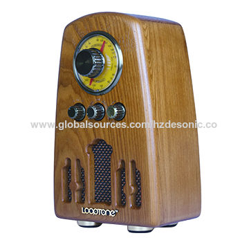 China High quality handmade Solid Wood radio with bluetooth& tone ...