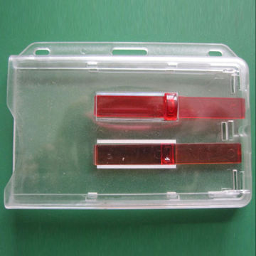 Buy Wholesale China Slider Frosted Polycarbonate Access Card Holder ...