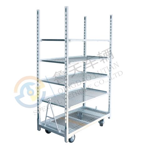China Farm plant flower cc trolley Galvanized metal horticultural ...