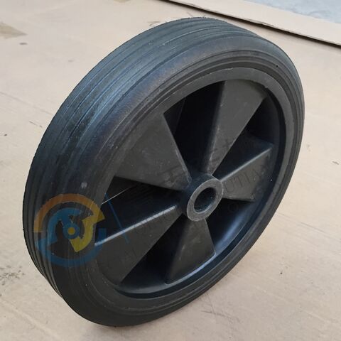 12" Solid Wheelbarrow Slim Wheel for Garden Trolley / Barrow / Go Cart ...