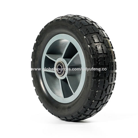 China 10x3 Pu Foam Wheel for hand trolley,10 inch solid foam wheel on ...