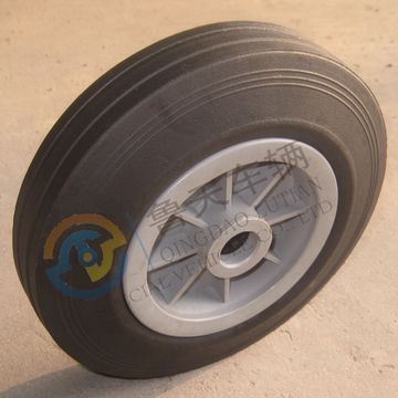 Buy Wholesale China Solid Rubber Wheel 8 Inch Wheelie Bin Wheels For ...