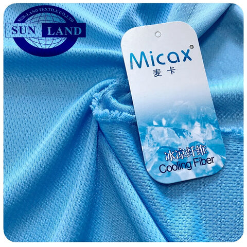 Buy Wholesale China Summer Shirt Cloth Weft Knit Cooling Textile ...