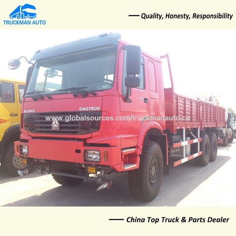 Buy Wholesale China Sinotruck Howo 6x6 All Driven Flatbed Cargo Truck ...