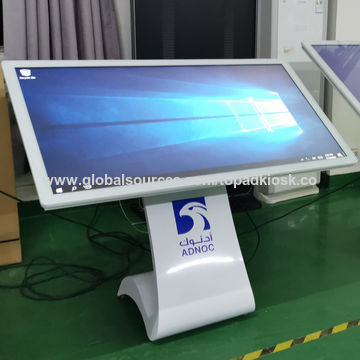 55" Floor Standing Lcd Display With Pcba Touch Screen Kiosk Digital ...