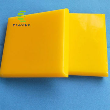 Yellow Color Durable PE Plate 500mm High Tensile Strength, PE sheets ...