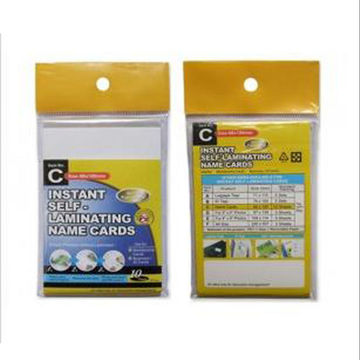 Popular Item Instant Self-Laminating Cards- Size 66X100mm, self sealing ...