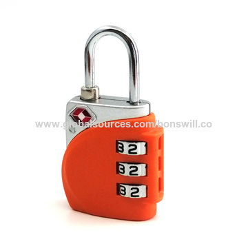 Buy Wholesale China Wholesale Hot Sale 3 Digits Tsa Approved Combination Locks Padlocks ...