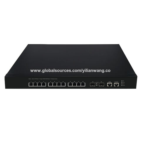 China 19" Rack Computer Network Switch, 10GB Management 8 Port SFP ...