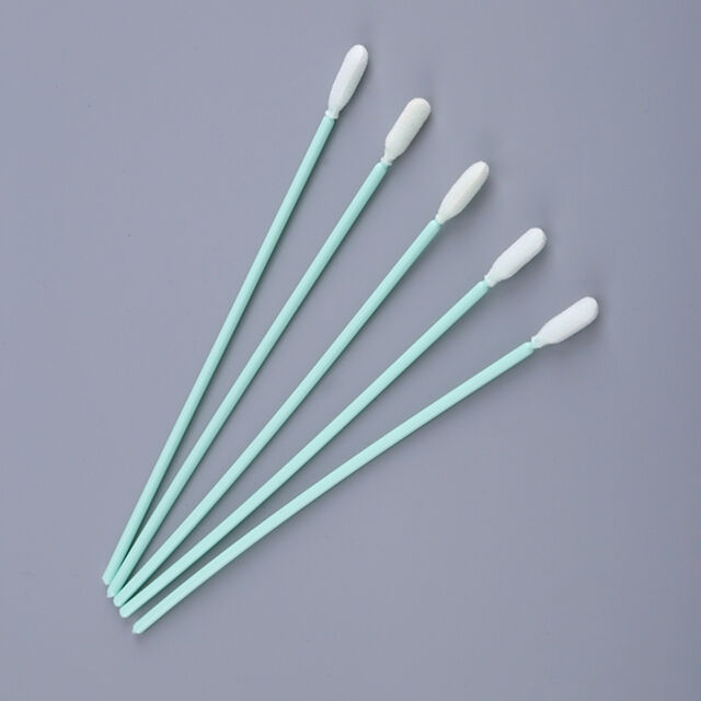165mm Long Stick Handle Cleaning Foam Swab, ESD Cleaning Foam Stick ...
