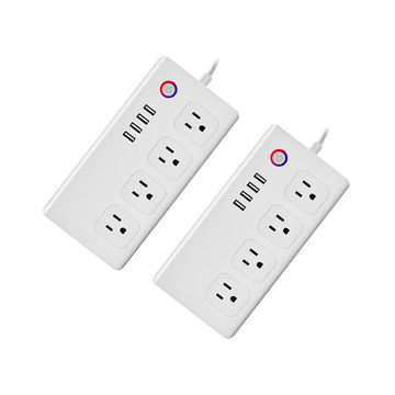 Buy Wholesale China Wholesale Smart Usb Power Strip Us Plug 4 Outlet 4 ...