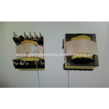 China EC EER type high frequency transformers, pure copper winding on ...