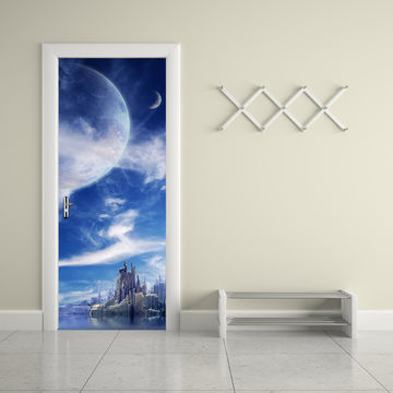Buy Wholesale China Funlife 3d Fantasy Planet Front Door Sticker Self ...