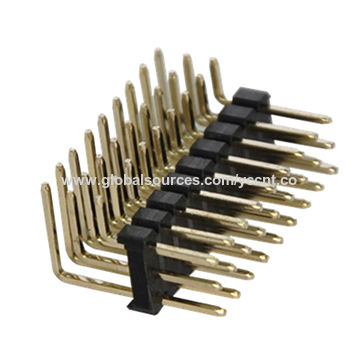 2.0mm pin header,triple row,right angle DIP, pin header connector 2.0mm ...