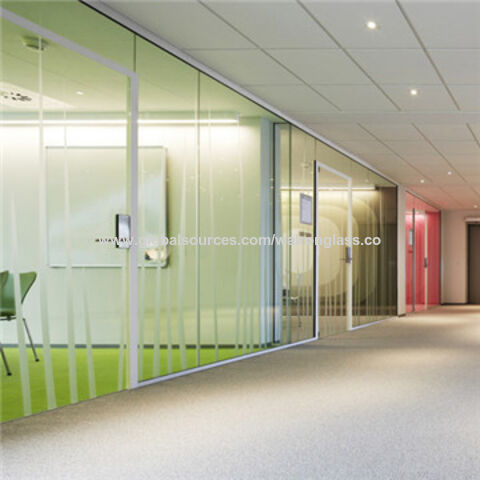 China Commercial / Office Glass Partition Wall on Global Sources,Glass ...