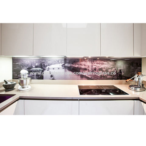 China Digital Print Glass Kitchen Splashboard on Global Sources,Kitchen ...