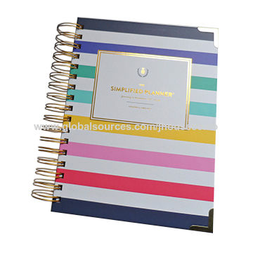 Buy Wholesale China Daily Planner, Hardcover Planner, With Gold Coils ...