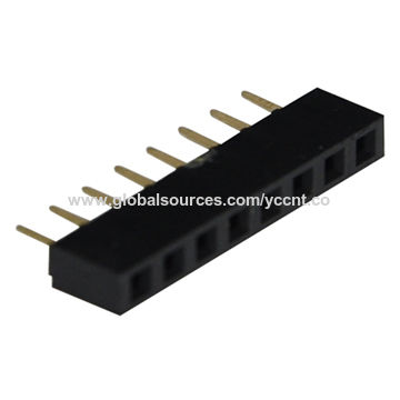 2.54mm Female header,Single Row ,Straight, Y type Terminal, female ...
