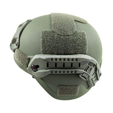 NIJ IIIA Aramid Bulletproof Helmet Tactical MICH 2000 GREEN,MICH ...