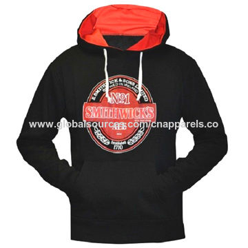 China Hooded jumper with custom printing, embroidery on Global Sources ...