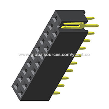 Buy Wholesale China 2.54mm Female Header, Double Rows Smt & Female ...