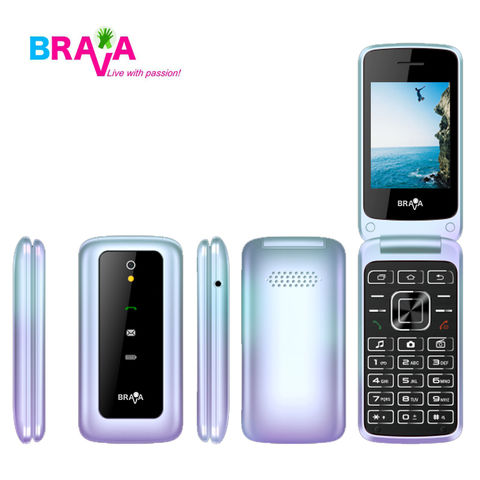 2.8'' Clamshell Mobile Feature Flip Phone, Dual-SIM Phones, Mobile ...