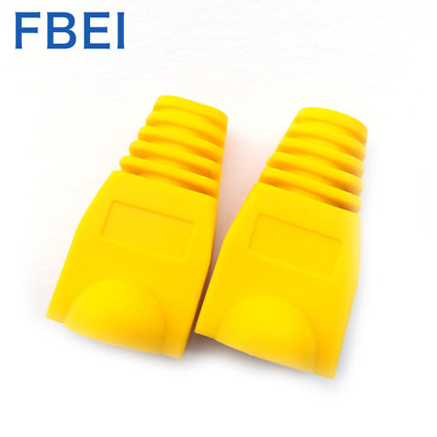 Boots for RJ45 connector 6.0mm yellow, Connector Boots Color - Buy ...