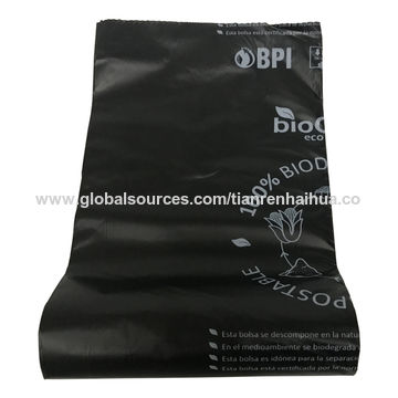 Cornstarch Biodegradable Hospital Garbage Bag With BPI Certificates ...