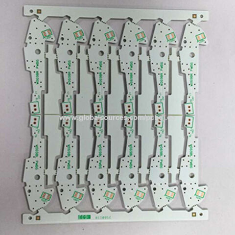 ChinaRouting+stamp holes HASL aluminium PCB printing on Global Sources