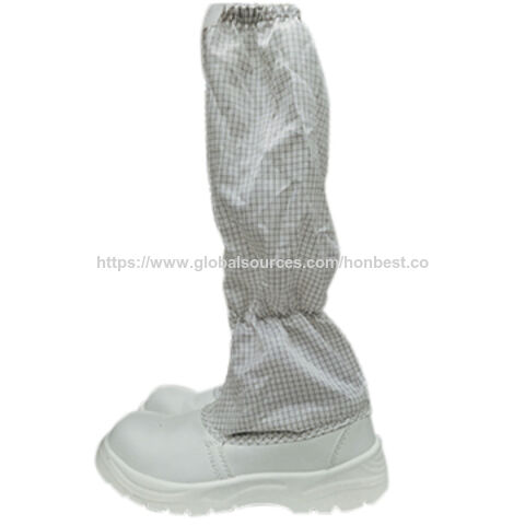 Buy Wholesale China Anti static leather boots with deep mouth & Anti ...