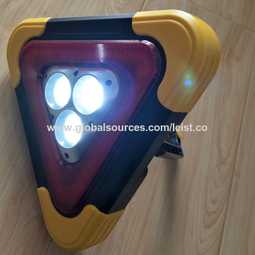 Solar Emergency Warning Sign,rechargeable Triangle Warning Sign,solar ...