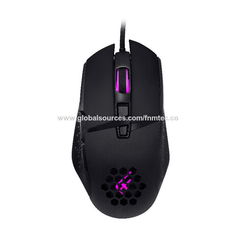 China WIth holes palm grip RGB wired gaming mouse with nice design and ...