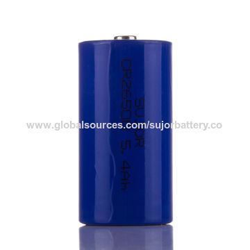 Buy Wholesale China Li-mno2 Battery Cr26500 5400mah High Power Battery ...