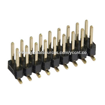 Buy Wholesale China Pitch 2.54 Mm Pin Header, Dual Row, Smt Type Series ...