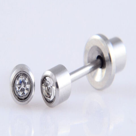Buy Wholesale China Medical Stainless Ear Piercing Studs With Bullet ...