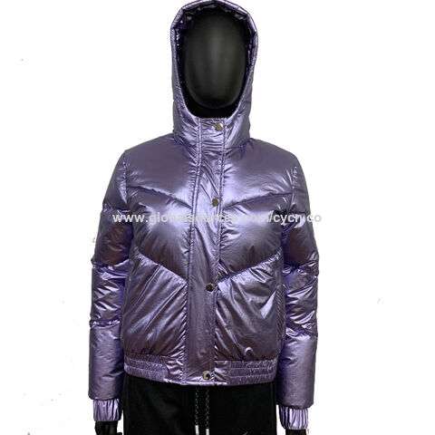 Buy Wholesale China Lady Winter Puffer Shiny Padding Jacket & Winter Jacket, Shiny Jacket, Lady ...