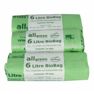 Buy Wholesale China Compostable Trash Bag, Biodegradable 13gal Garbage ...
