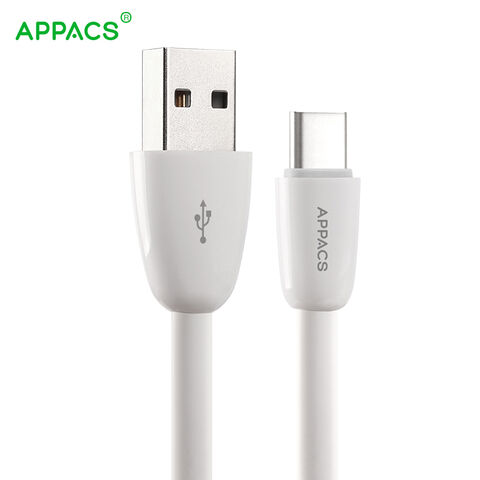 APPACS silicone type c flat Cable, usb c elasticity & soft usb charging ...