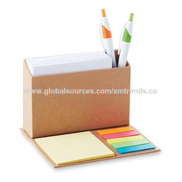 Buy Wholesale China Eco-friendly Recycled Kraft Paper Memo Pad Folding ...