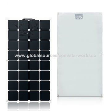 China 100w 120w 150w 180w mono solar panel flexible, semi sunpower ...